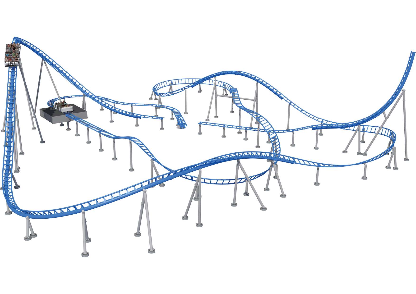 Multi Dimension Coaster V2 - Intamin zeigt Weiterentwicklung